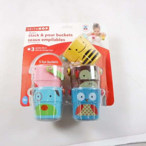 Stack And Pour Buckets Set Of 5 : Buckets With Fun Animal Faces - Dutch ...