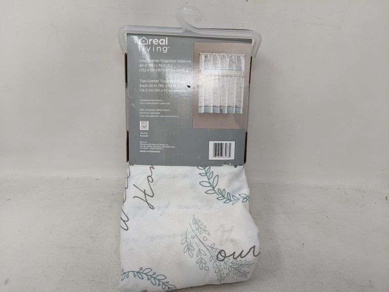 Real Living Tier & Valance Set 3 Piece Set - Dutch Goat