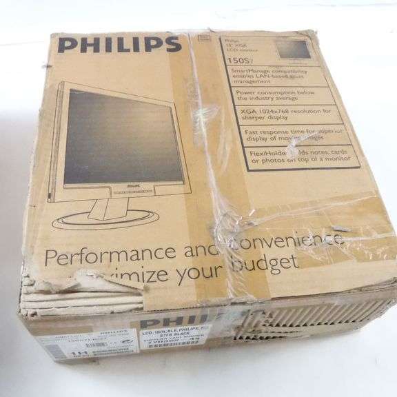 Philips 150S7F LCD 15" XGA Monitor, XGA 1024x768 Resolution for Sharper ...
