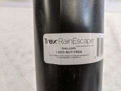 Trex Rain Escape Deck Drainage System - Black, 12 ft. Trough - Dutch Goat