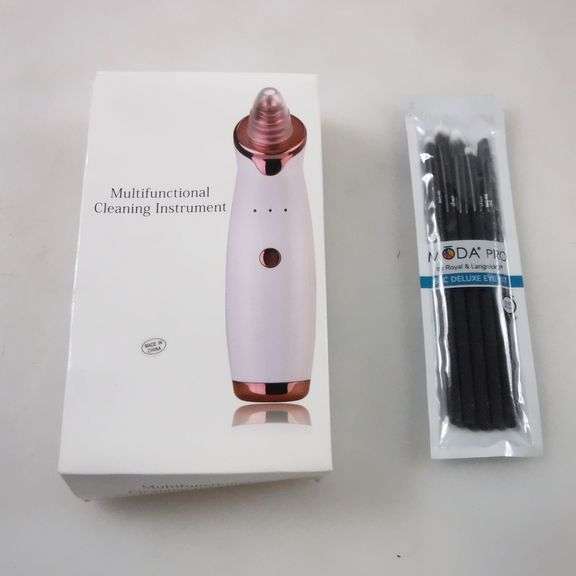 Assortment Of Facial Items: Multifunctional Cleaning Instrument With 4 ...