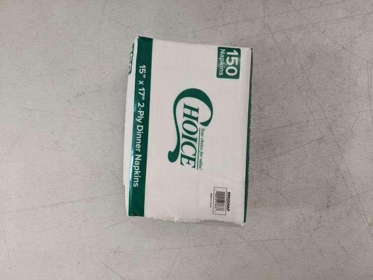 Choice Dinner Napkins - 150 Napkins Each 15 In x 1 In - Dutch Goat