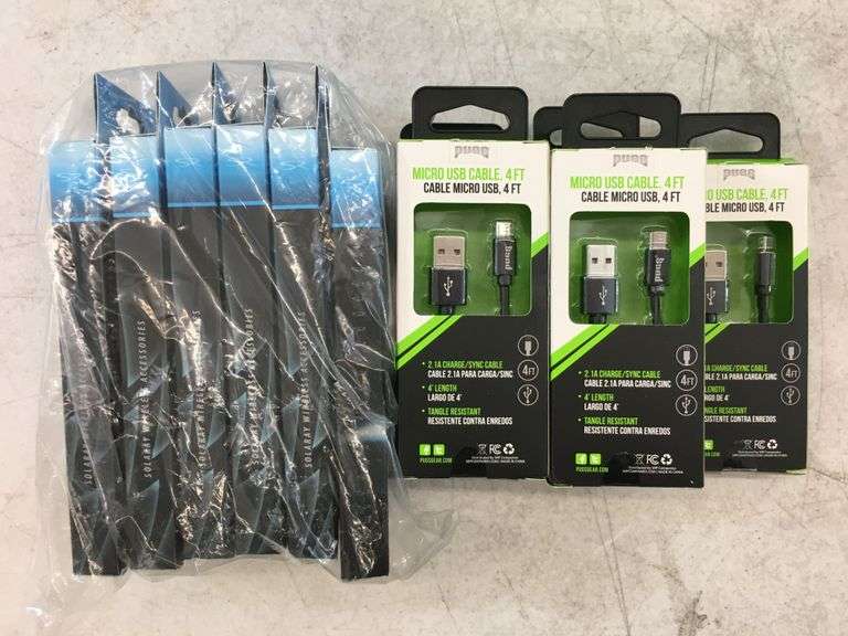 Assortment of 11 Charging Cables - 6 Solaray Charging and Sync Cables ...