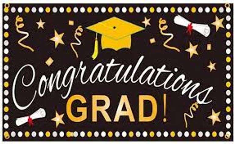 Graduation Party Banner - Black, Gold, White, Ect. - Dutch Goat