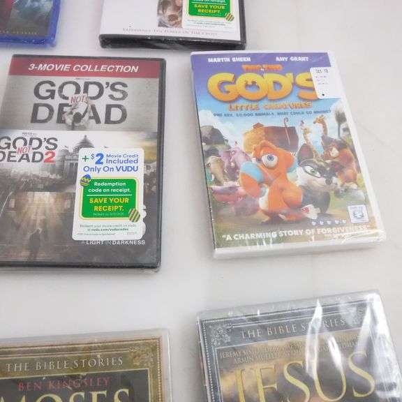 Assortment Of Religious Movies: The Ten Commandments Blu-Ray; Do You ...