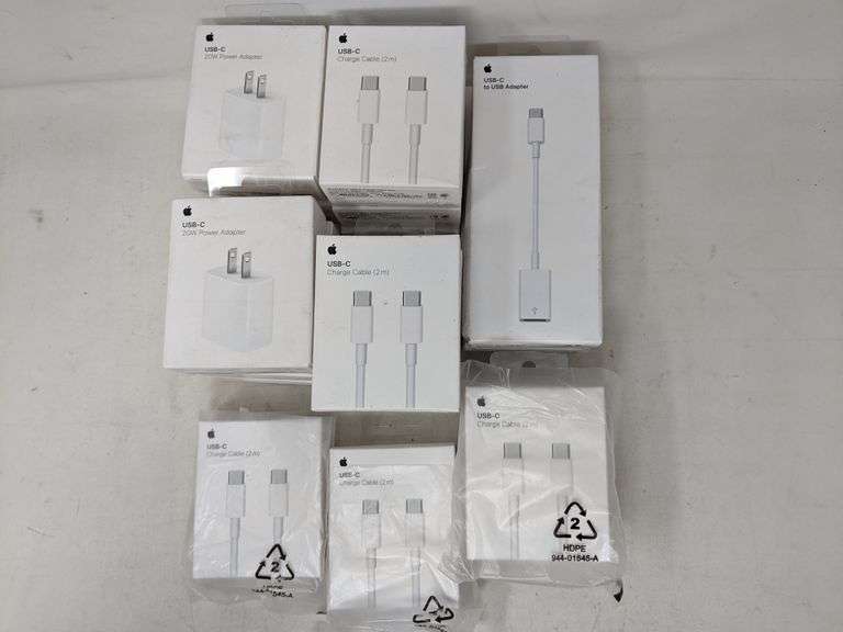 Assortment of 20 Apple USB_C Adapters and Cables - Dutch Goat
