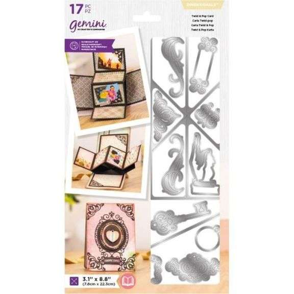 Gemini Papercraft Die 18pc Twist And Pop Card - Dutch Goat
