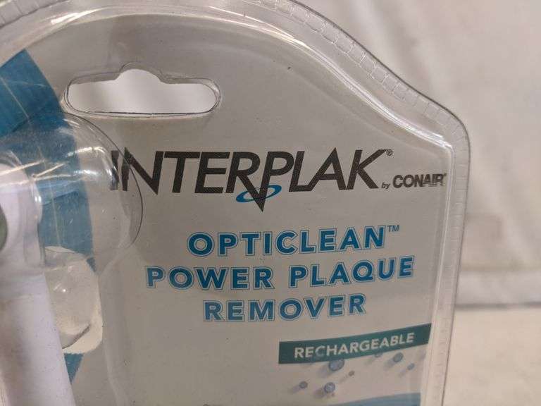 Interplak by Conair Opticlean Power Plaque Remover Rechargeable ...