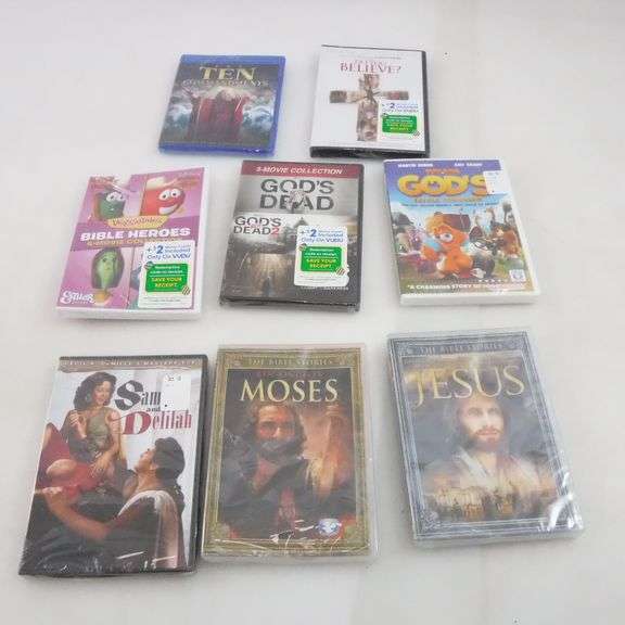 Assortment Of Religious Movies: The Ten Commandments Blu-Ray; Do You ...