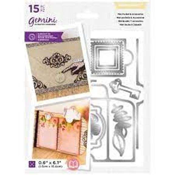 Gemini Papercraft Die 15pc MIni Pocket And Accessories - Dutch Goat