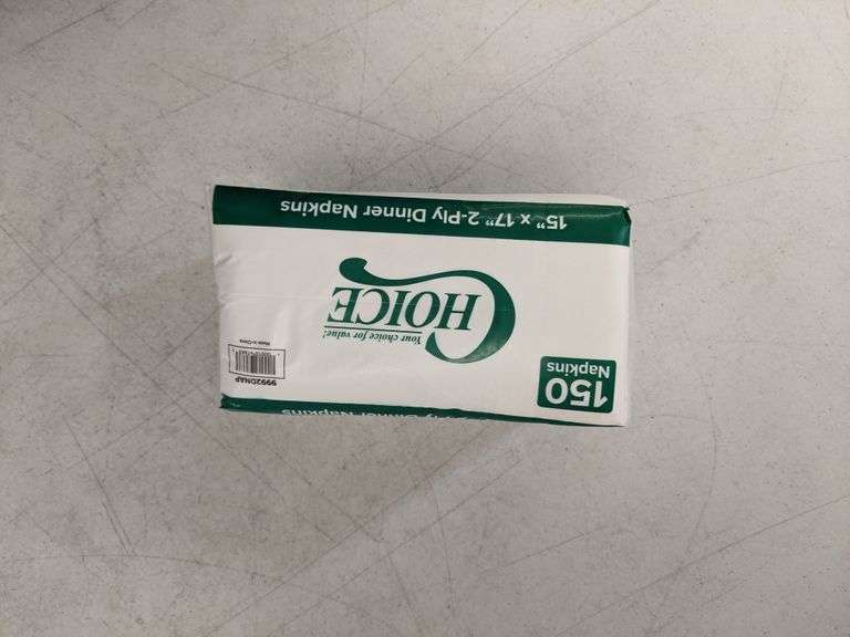 Choice Dinner Napkins - 150 Napkins Each 15 In x 1 In - Dutch Goat