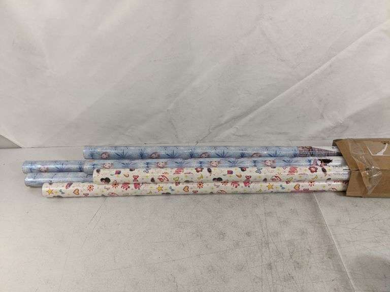 Assortment of 6 Girls/Women's Wrapping Paper Rolls - Dutch Goat