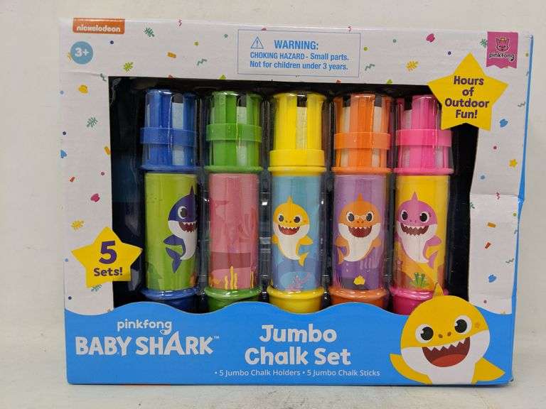 5-Piece Pinkfong Baby Shark Jumbo Chalk Set - Dutch Goat