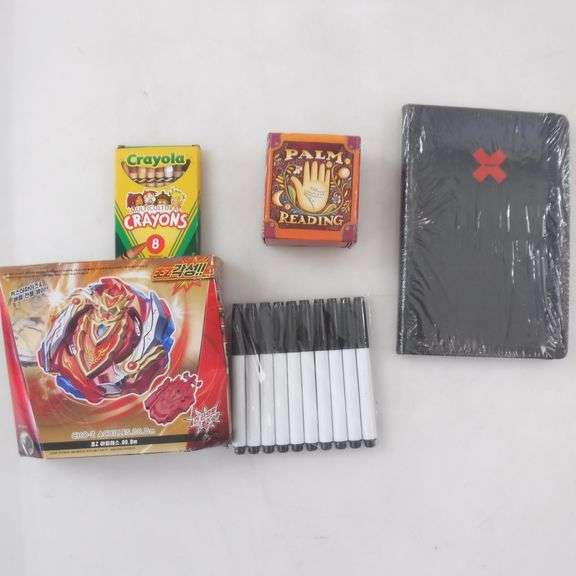 Assortment Of Toy Items: Palm Reading Complete Kit, Crayola ...