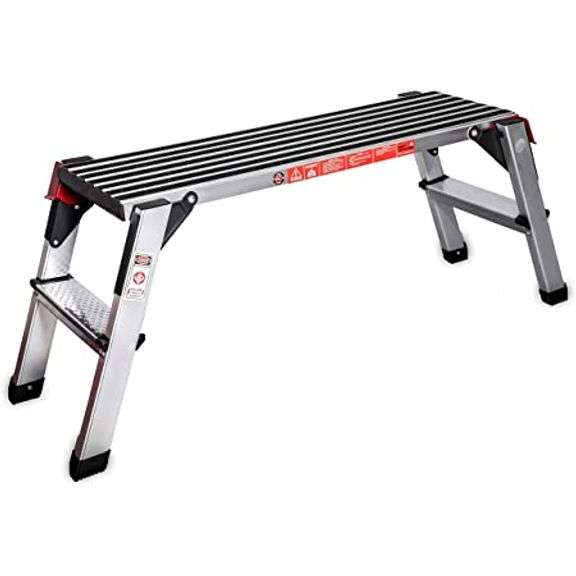 Adam's Polishes Standard Step Stool, 38'' x 12'' Essential Folding ...