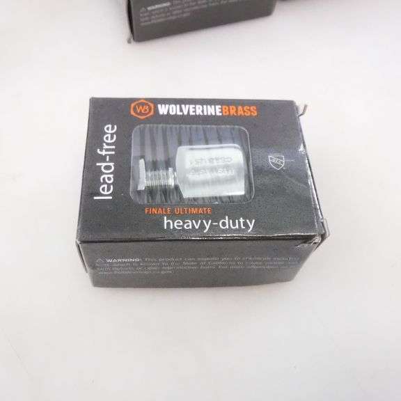 Lot Of 7 Wolverine Brass 5/8" x 3/4" Turn Ceramic Disc Angle Stop ...