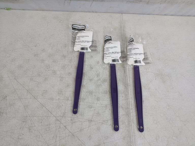 Lot of 3 Rubbermaid Commercial Products High Heat Scraper - Heat ...