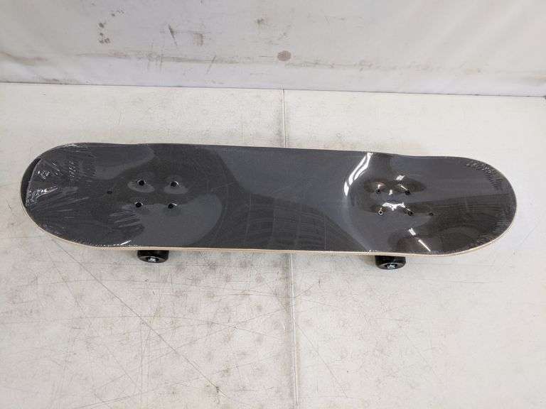 Skateboard - Black and Wood, 32" x 8" - Dutch Goat