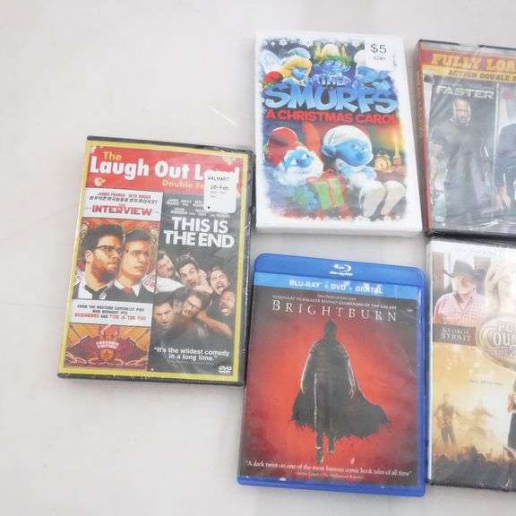 Assortment Of Movies: Brightburn Blu-Ray, DVD, Digital (R); The Smurfs ...
