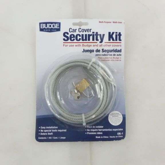 Budge Car Cover Security Kit Multi Purpose - Lock Theft Deterrent ...