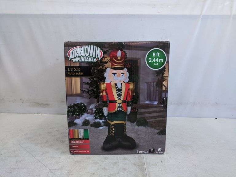 AirBlown Inflatable Luxe Nutcracker - 8 ft. Tall - Dutch Goat