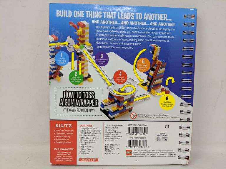Lego Chain Reactions Work Book And Build Set - Dutch Goat
