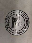 Glock Safe Auction Pistols- Tin Sign - Dutch Goat