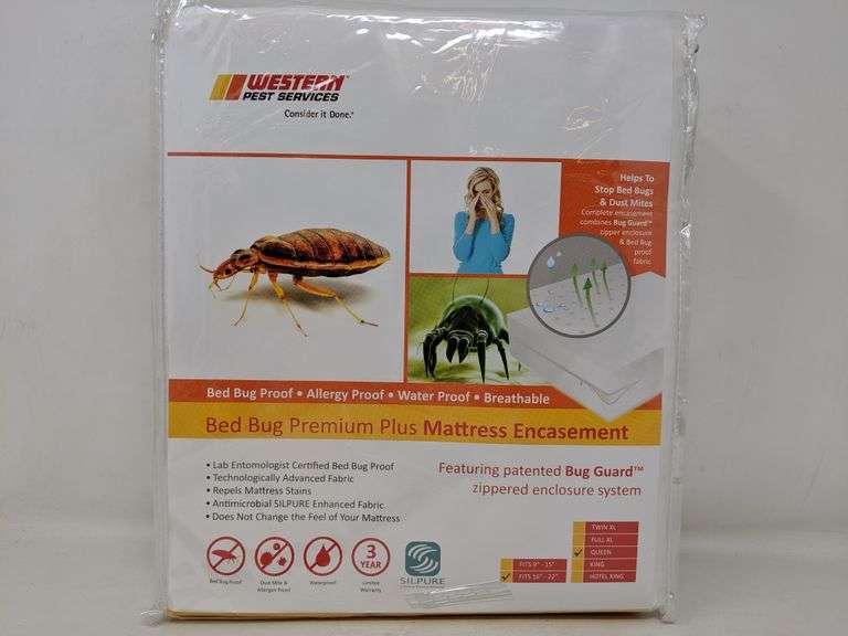 Bed Bug Premium Plus Mattress Encasement, Bed Bug Proof, Allergy Proof ...