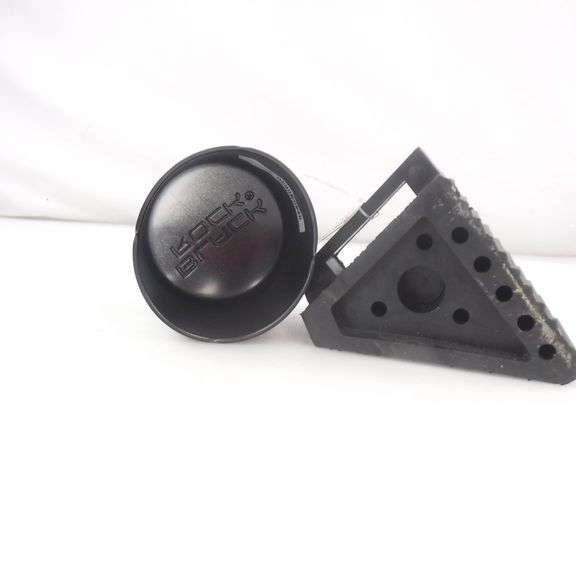 Assortment Of 2 Car Supply: Haul Master Solid Rubber Wheel Chock Slope ...