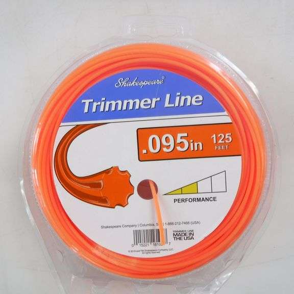 Shakespeare Trimmer Line 125 Foot Spool - Recommended For Use With ...