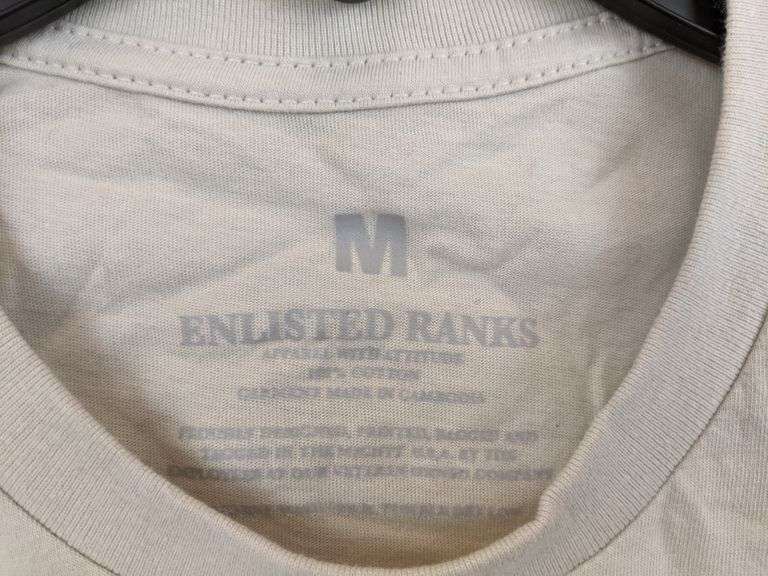 Men's Enlisted Ranks T-Shirt in Tan - Medium - Dutch Goat