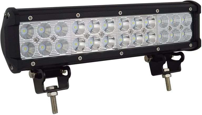 LED Accessory Light, 12" 72W LED Work Light Bar Flood Light Combo For ...