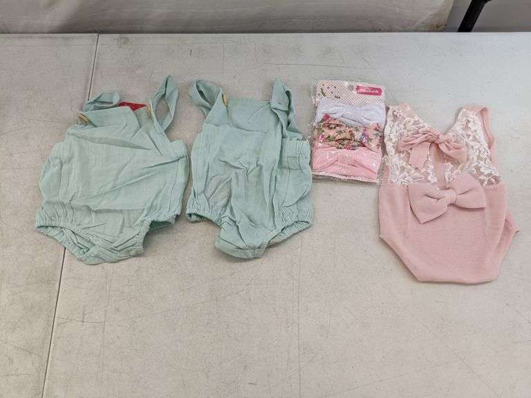 Assortment of 4 Pat Pat Infant Girls Clothing/Accessories - 0-3Months ...