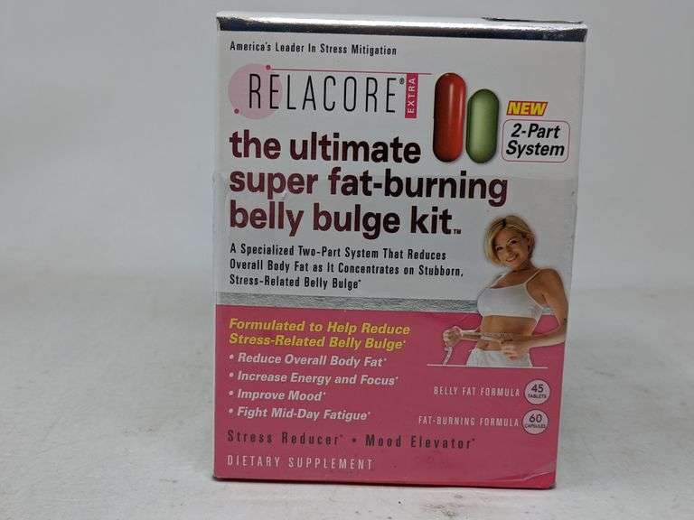 Pack of 3 Relacore The Ultimate Super Fat-Burning Belly Bulge Kit ...