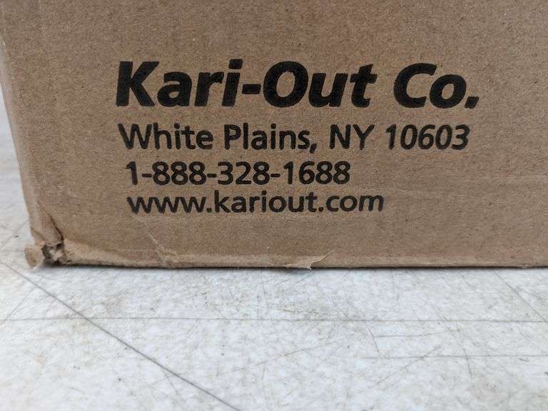 Kari-Out Co. TerraSmart Single Compartment Boxes - White, 250 Count ...