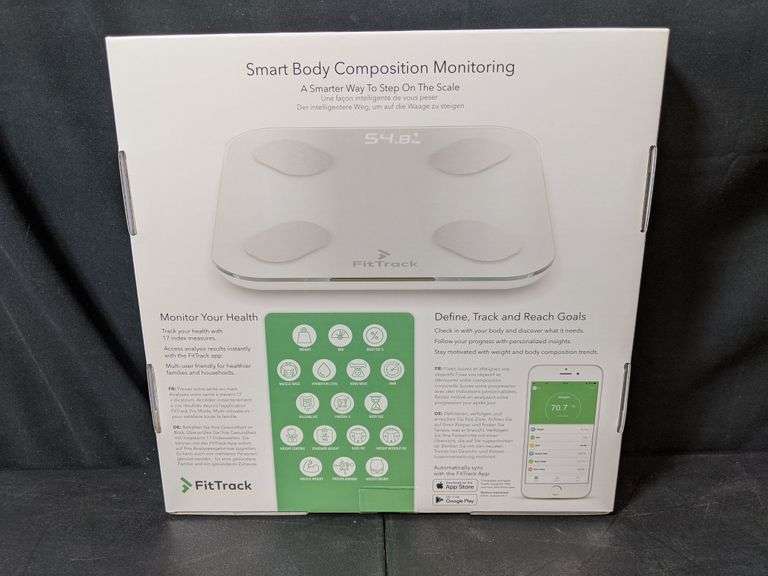 Fit Track The Dara BMI Complete Body Analysis Bluetooth Scale - Dutch Goat