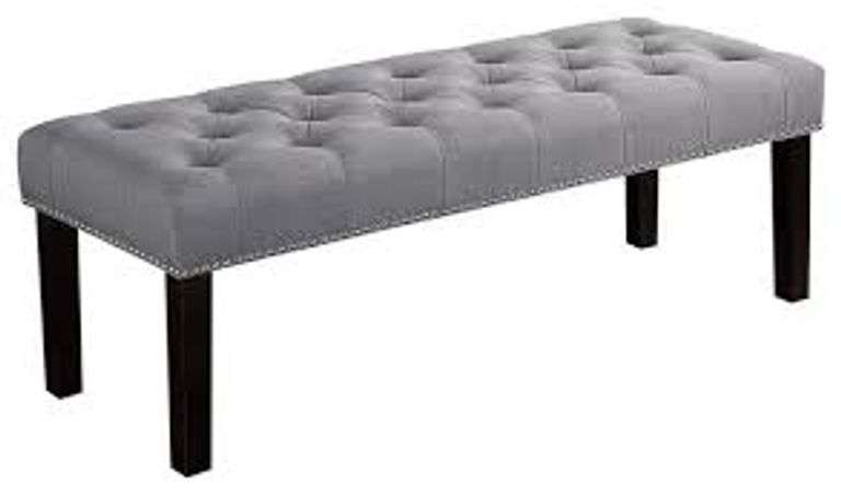 Alton Furniture Group Dark Grey Bench 35 in Height, and 17 in Length ...
