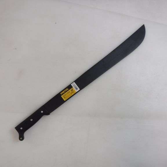 Pretful Matte Black Machete 22" Blade 5" Handle - Dutch Goat