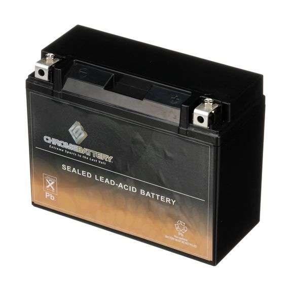 Chrome Battery 12V-20AH AGM Sealed Lead Acid Battery - Dutch Goat