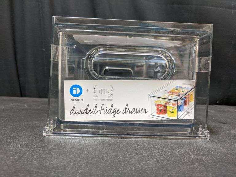 Lot of 5 iDesign and the Home Edit Stackable Divided Fridge Drawer ...