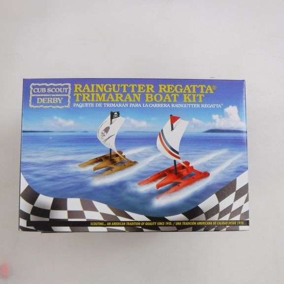 Lot Of 5: Raingutter Regatta Trimaran Boat Kit For Cub Scout Derby ...