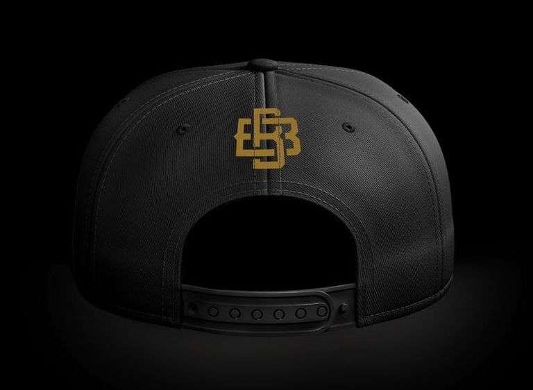 Lot Of 2: Black Buffalo Snapback Hat Embroidered With Green Underside ...