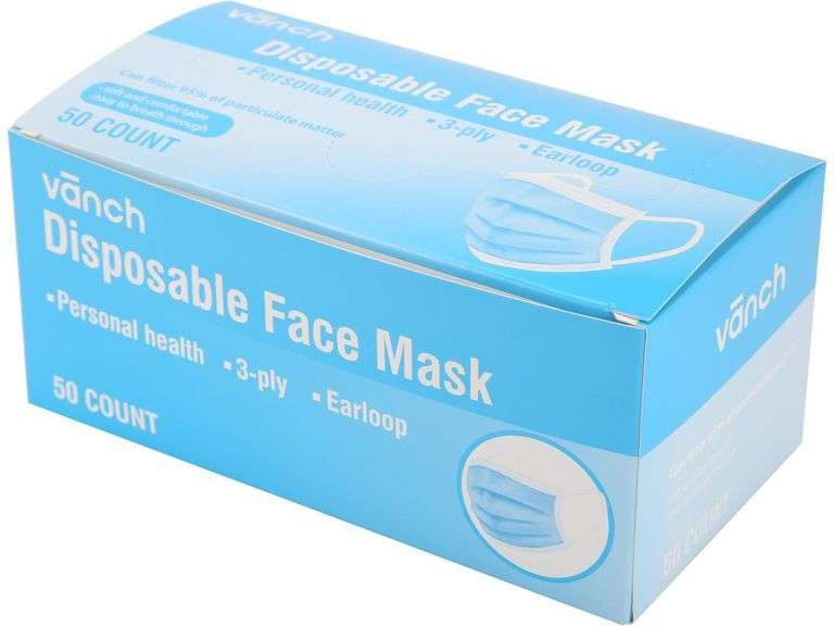 4 Boxes Of 50 Vanch 3 Ply Personal Disposable Face Maks - Dutch Goat