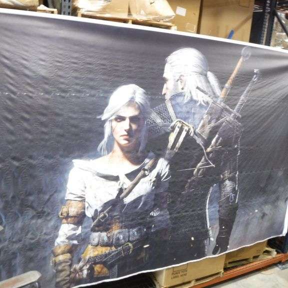 The Witcher 3 Wild Hunt, Gerald And Ciri, Super Large Banner - 15' X 9 ...