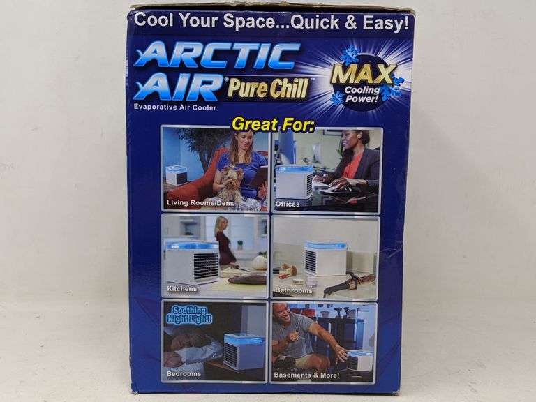 Arctic Air Pure Chill Evaporative Air Cooler With LED Light - Dutch Goat