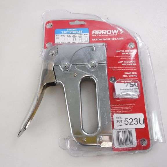 T50 Heavy Duty Staple Gun By Arrow Will Accomodate Six Different T50 Heavy Duty Staple Gun By Arrow Will Accomodate Six Different