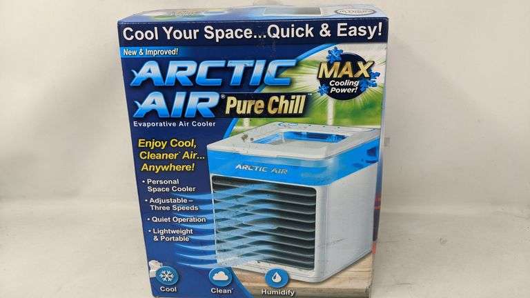 Assortment of 2 - Artic Air Pure Chill Air Cooler and Replacement ...