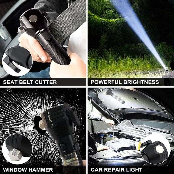 Rugged Reserves The Survivor Tactical LED Flashlight Solar Powered ...