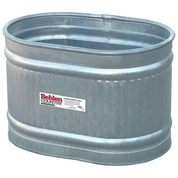 Behlen Country 80 Gallon Galvanized Round End Stock Tank - Dutch Goat