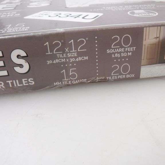 Retro 12" x 12" Diamond Tan Water Resistant Peel And Stick Vinyl Tile ...